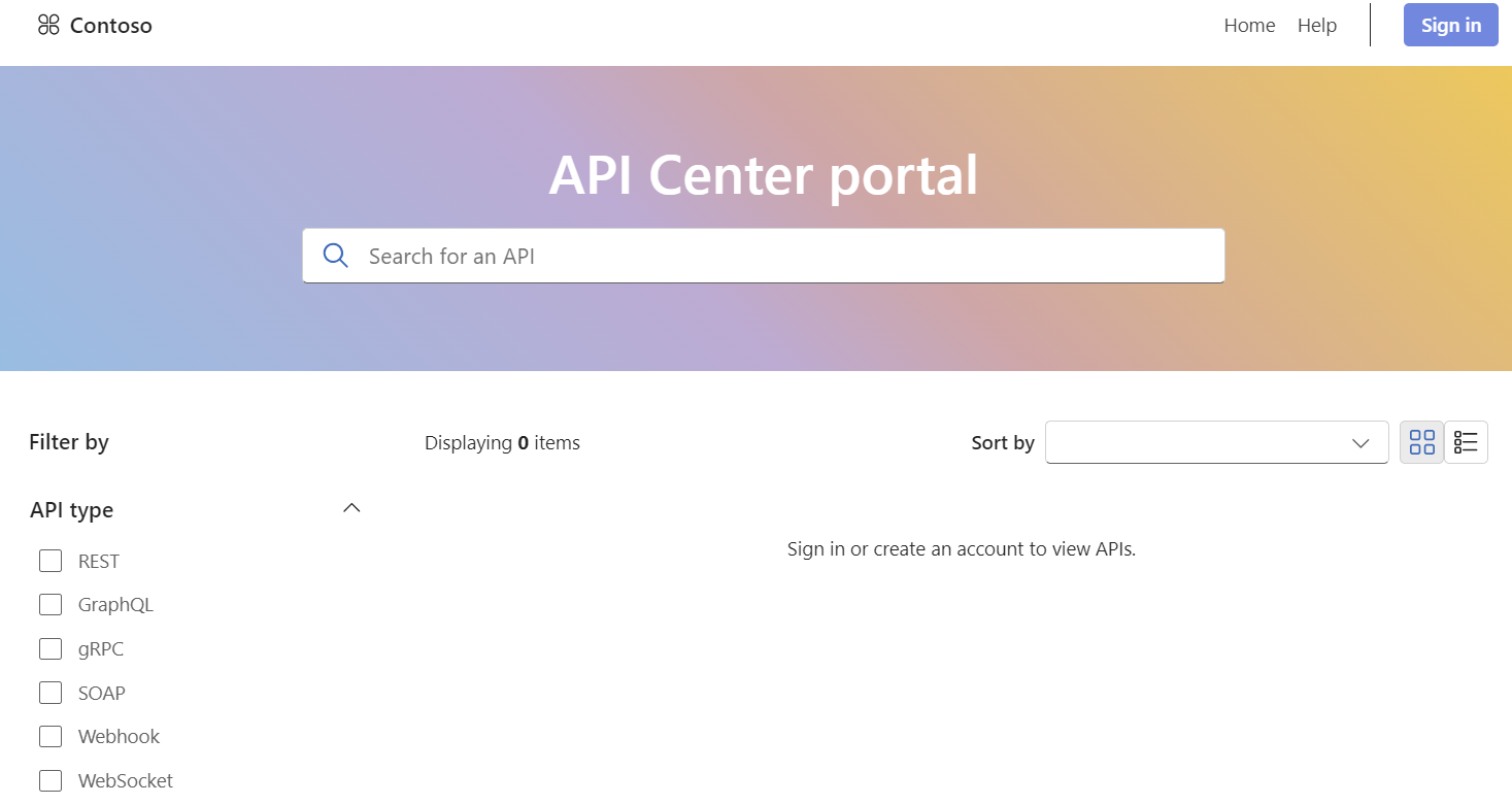 New Azure API Center Portal – Azure Cloud Tech Blog
